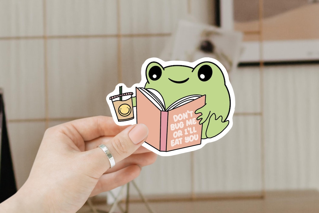 Don't Bug Me or I'll Eat You Book Sticker, Reading Sticker, Waterproof ...