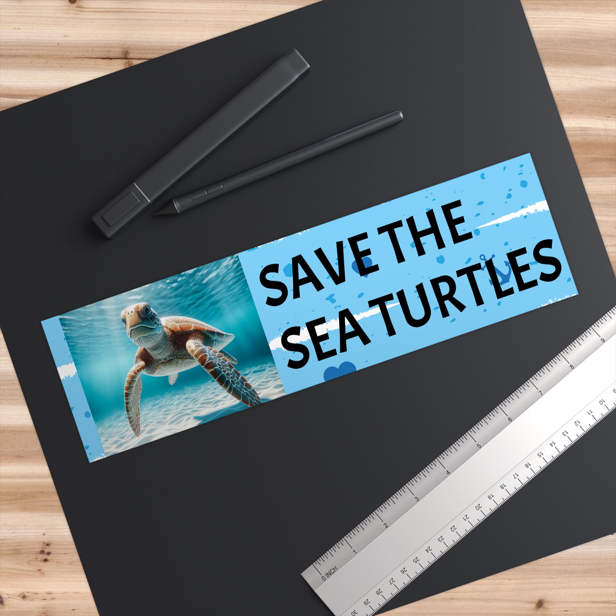 Save the Sea Turtles Bumper Sticker - Etsy