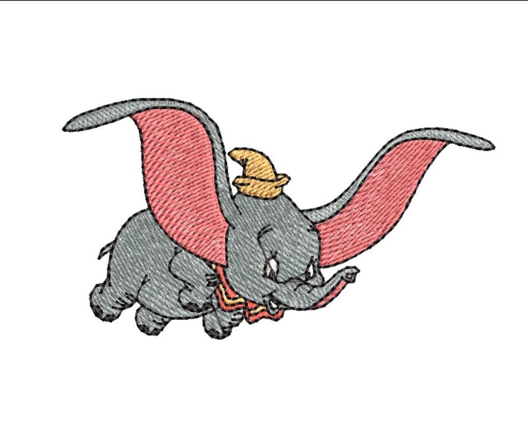 Dumbo Embroidery Design - Etsy