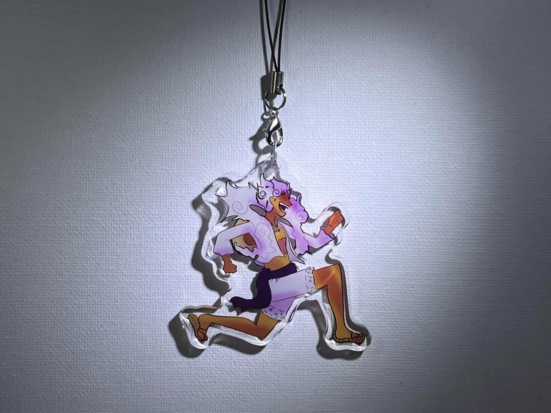 Luffy One Piece Keychain/phone Charm - Etsy