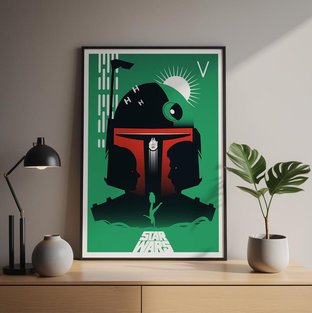 Star Wars Minimalist Moive Poster Printed on HD Waterproof Canvas No ...