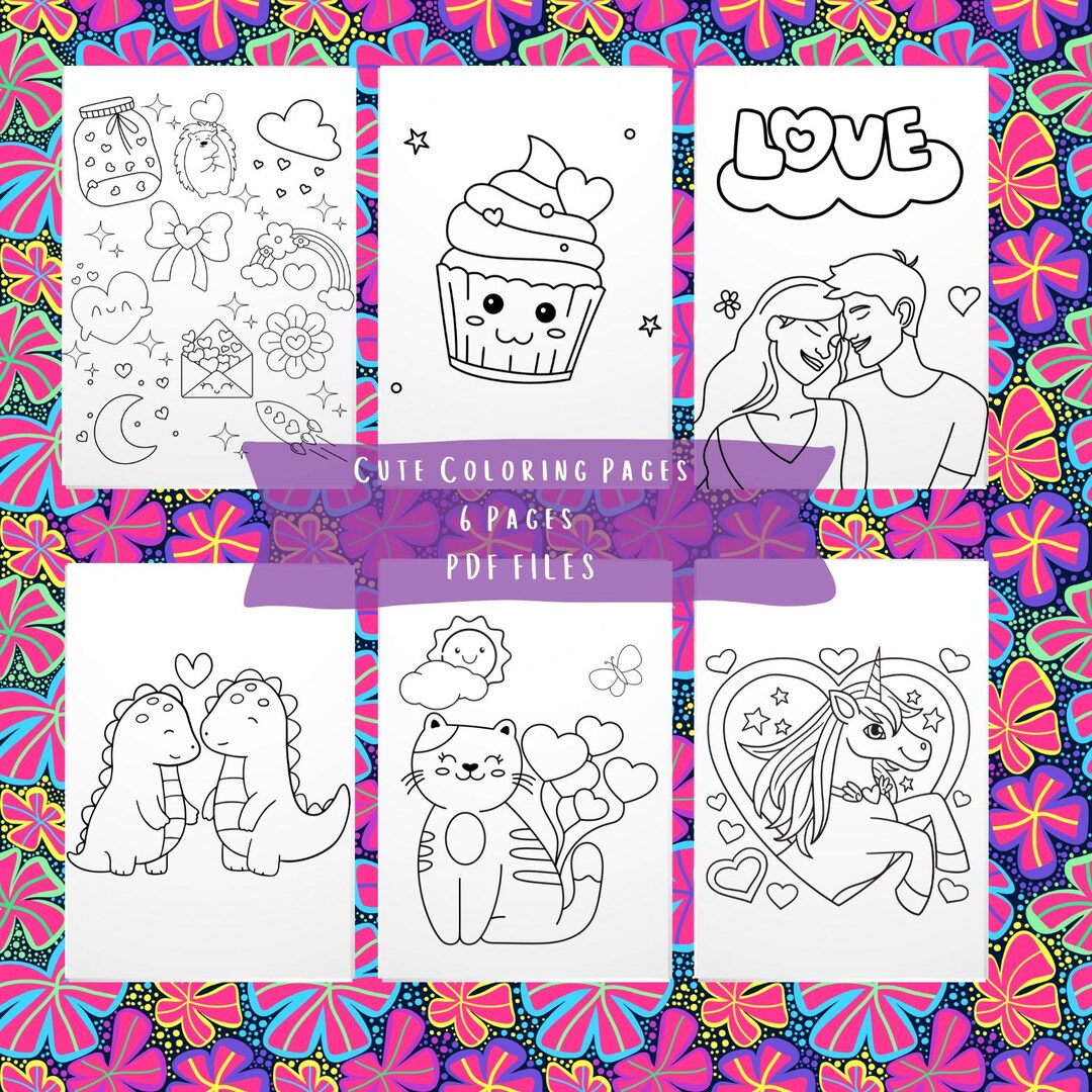 Cute Kawaii Coloring Pages, Kawaii Coloring Pages for Adults Cute ...