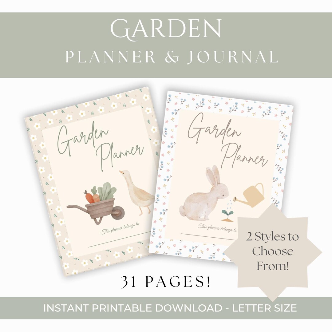 Ultimate Garden Planner Printable | Gardening Log | Flower Garden ...