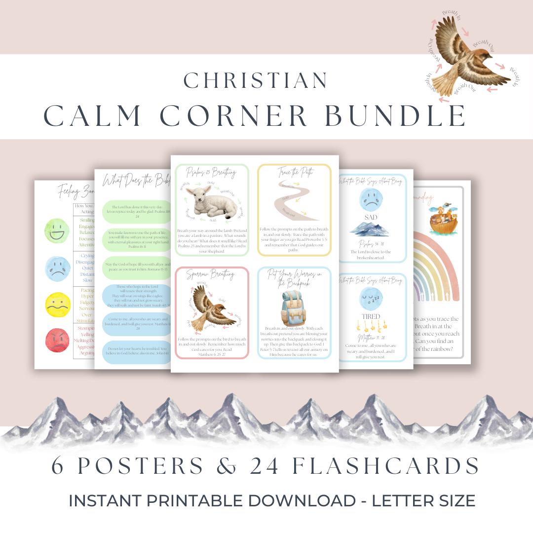Christian Calm Corner | Emotion Chart | Feeling Chart | Zones of ...