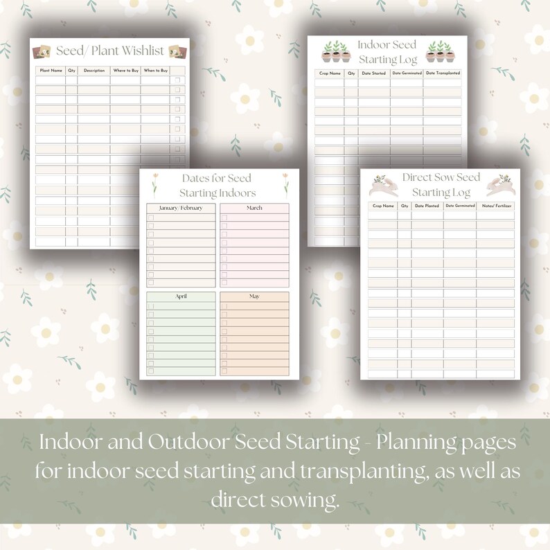 Ultimate Garden Planner Printable | Gardening Log | Flower Garden ...