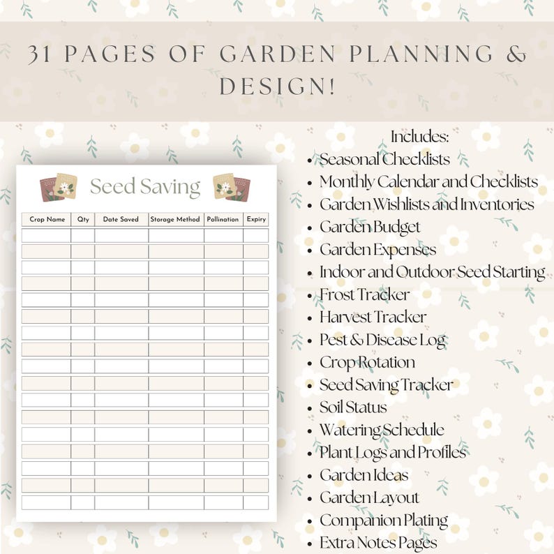 Ultimate Garden Planner Printable | Gardening Log | Flower Garden ...