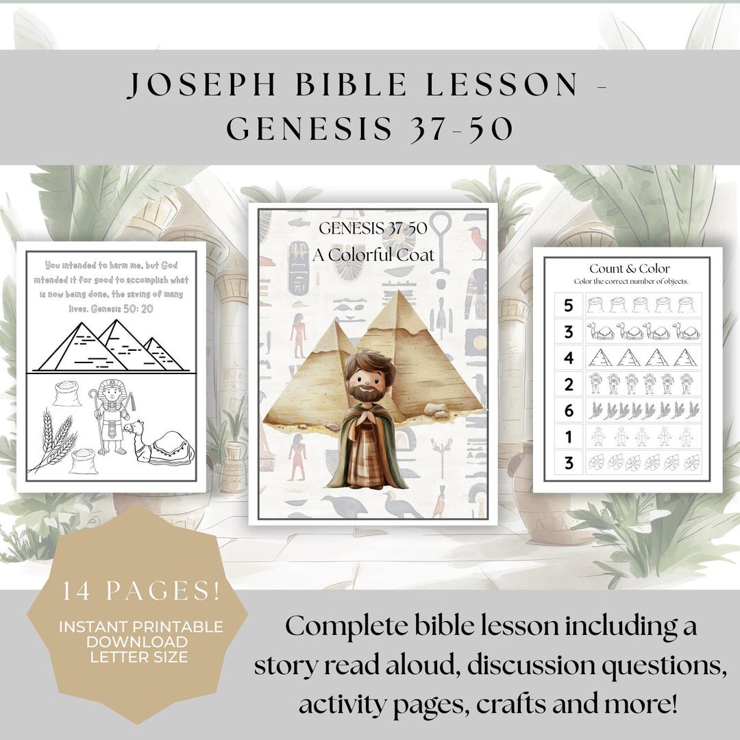 Joseph's Coat of Many Colors Craft, Sunday School Craft Printable ...