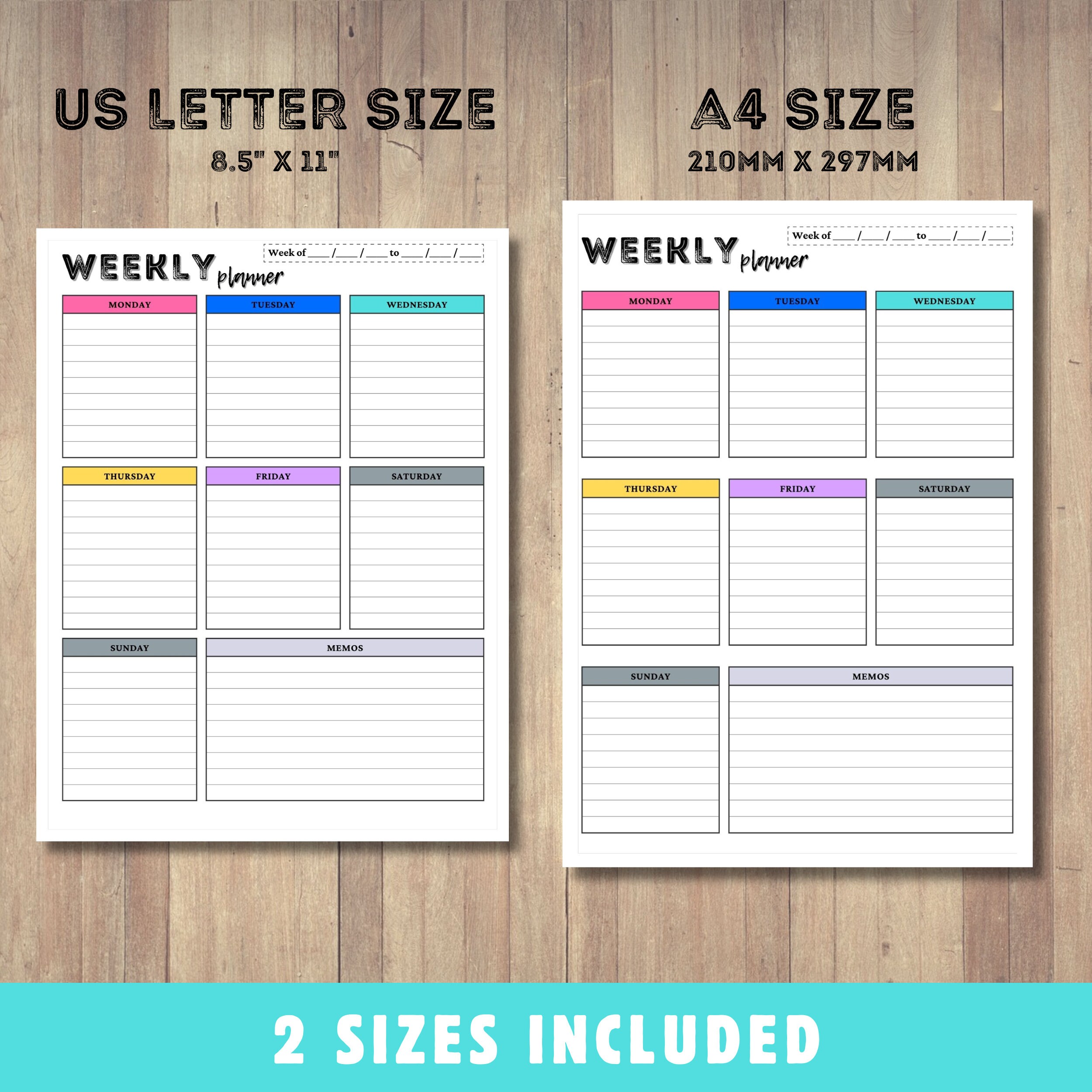 School Organization Chart Printable | Homework Tracker | Weekly Planner ...