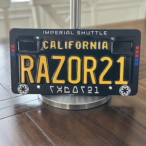 Star Wars Inspired - License Plate Frame - Customizable - Etsy
