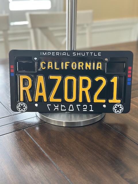 Star Wars Inspired - License Plate Frame - Customizable - Etsy