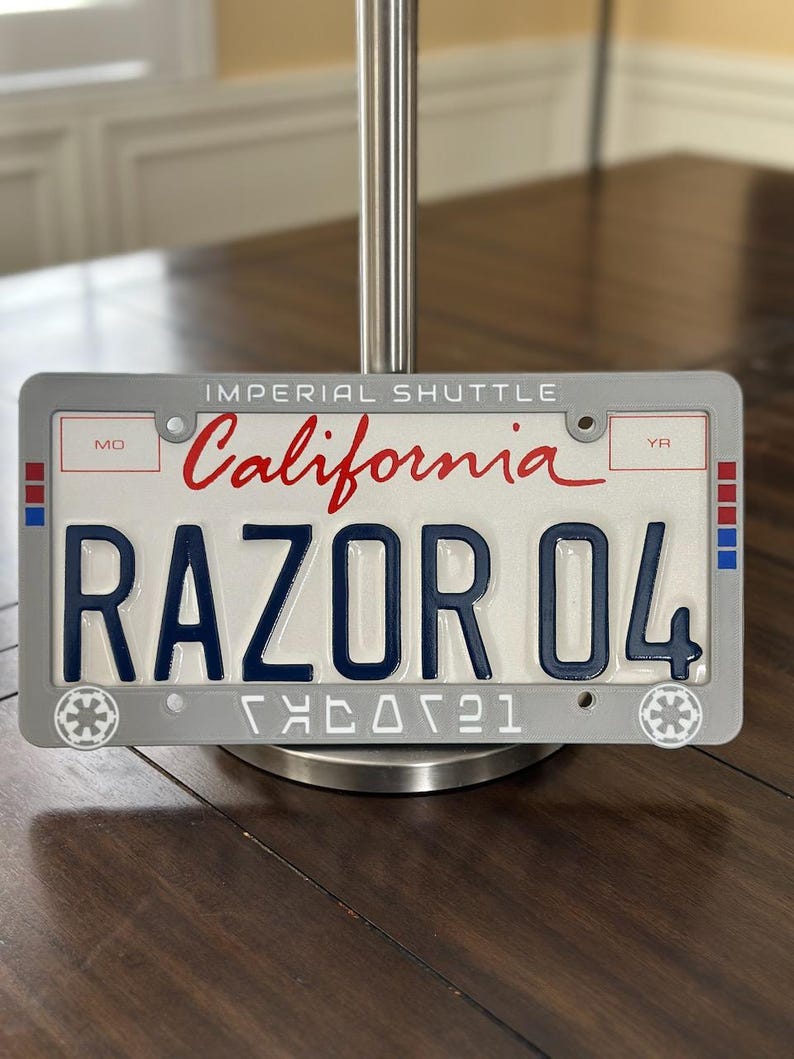 Star Wars Inspired - License Plate Frame - Customizable - Etsy