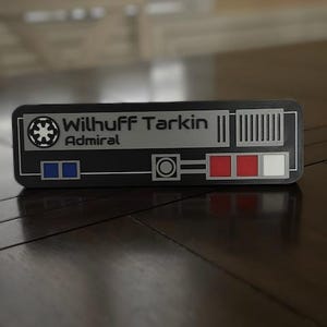 Star Wars Inspired - Name Plate - Desktop Plaque - Wall Plaque ...