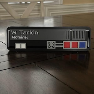 Star Wars Inspired - Name Plate - Desktop Plaque - Wall Plaque ...