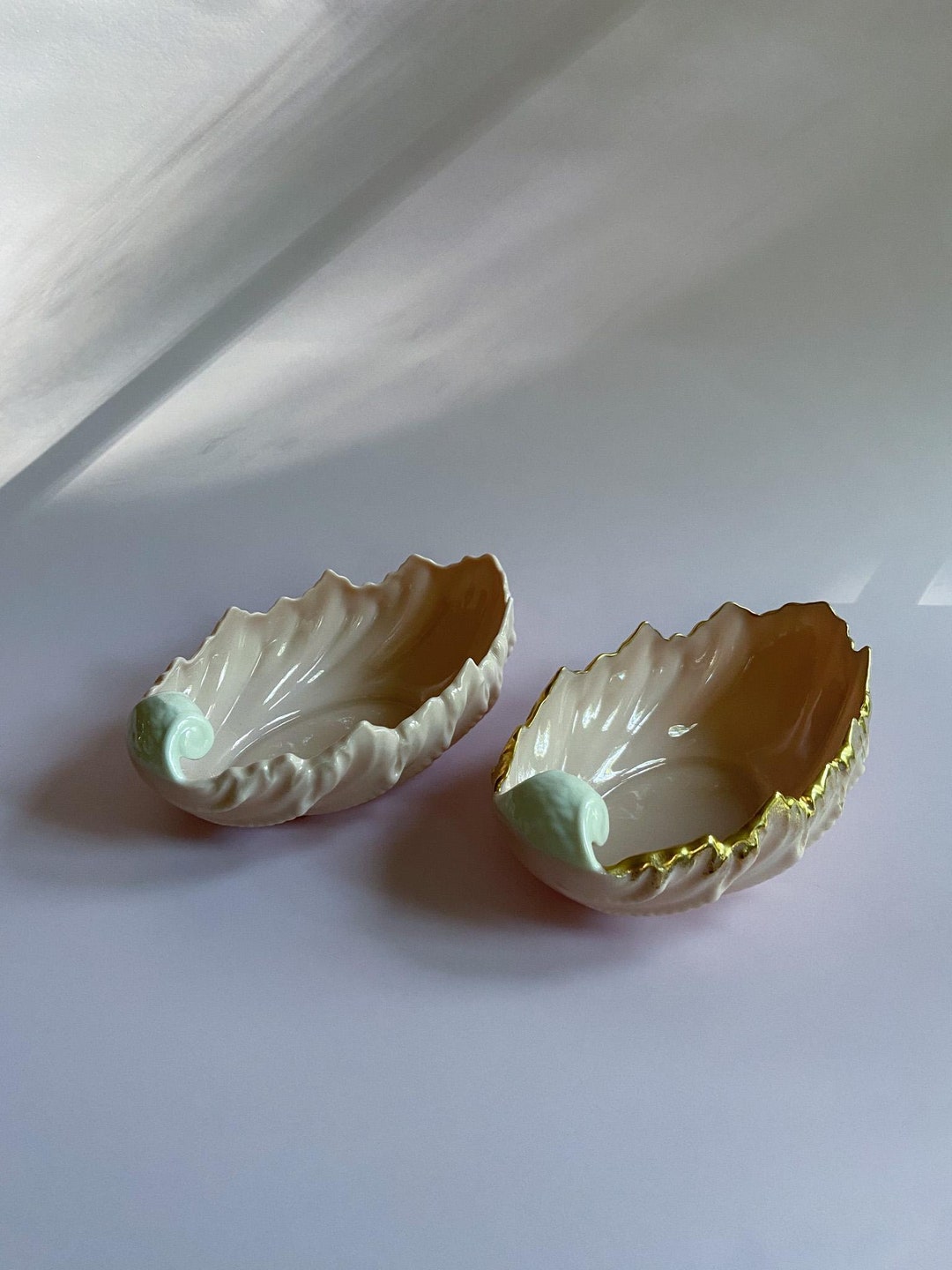 Pale Pink Lenox Acanthus Leaf Dish Vintage Nature Decor Porcelain ...