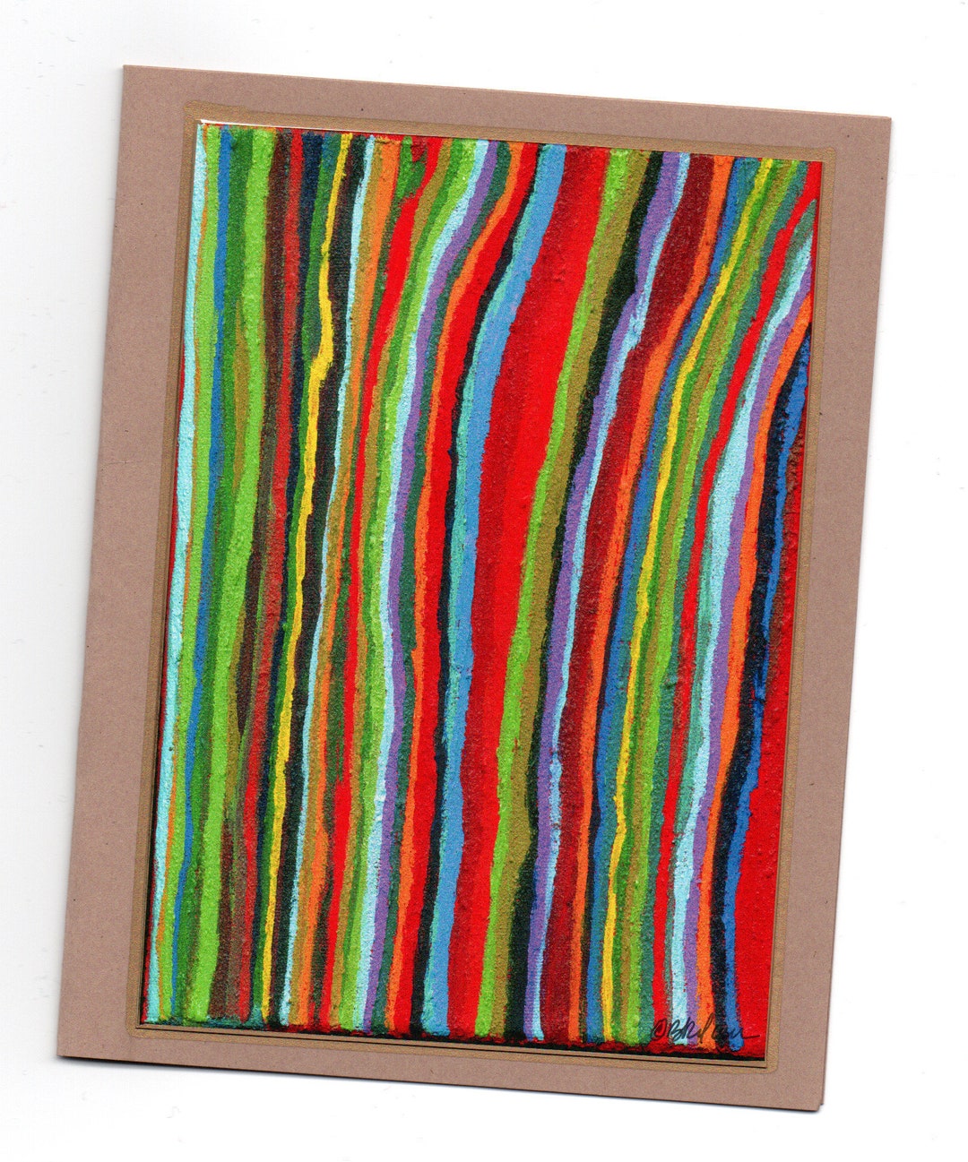 Abstract Art Note Card Greeting Card Blank Card Stationery - Etsy