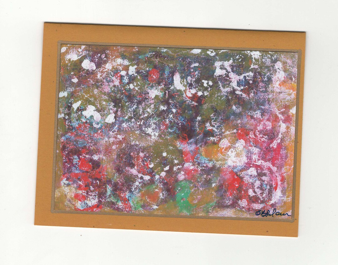 Abstract Art Note Card, Invitation, Stationery - Spin - Etsy