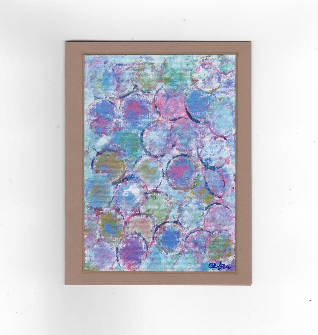 Abstract Art Note Card, Greeting Card - Etsy