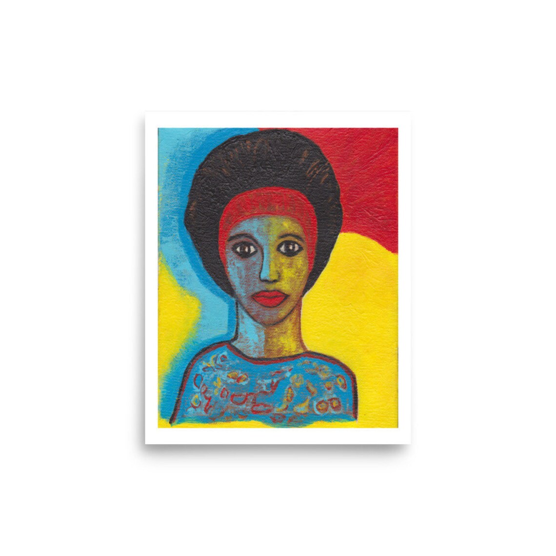 African American Art Poster, Bold Colorful Art, Black Artist Prints - Etsy