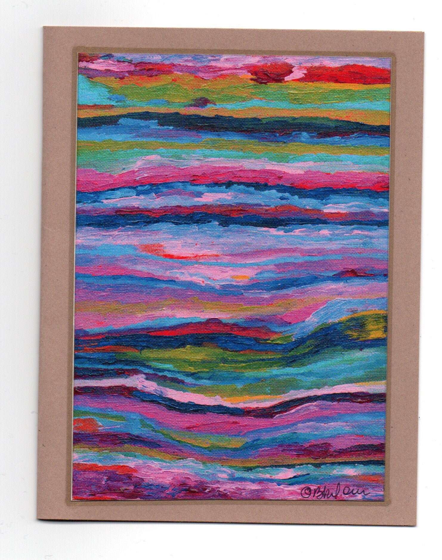 Original Abstract Art Cards, Blank Greetings, Notes - Etsy