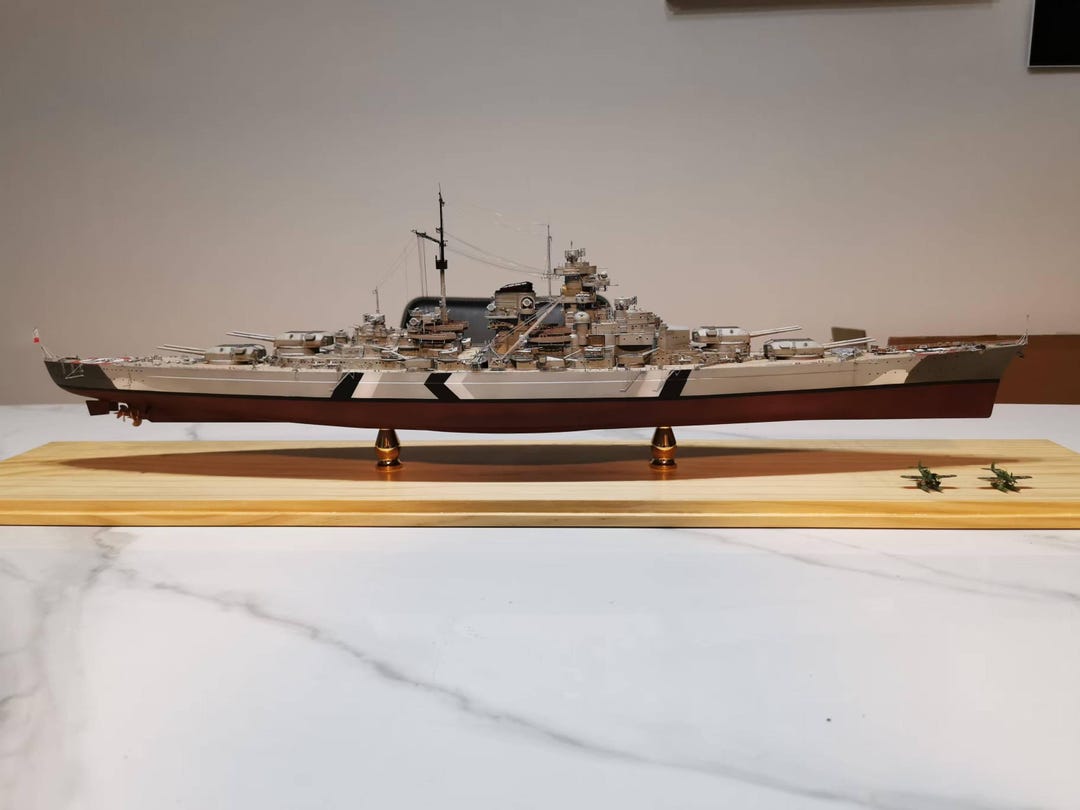 Battleship Bismark 1:350 Scale Model | Custom Commission Available ...
