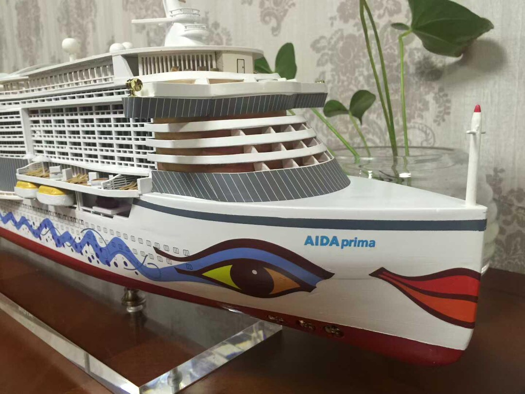 Maqueta del crucero AIDA Magic City / Réplica a escala 1:700 - Etsy España