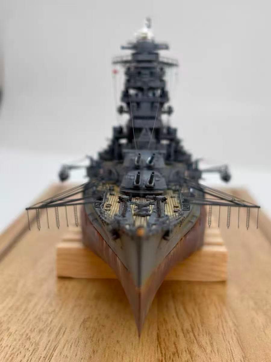 Ijn Hiei Battleship Model 1 700 Kongō Class Warship Etsy
