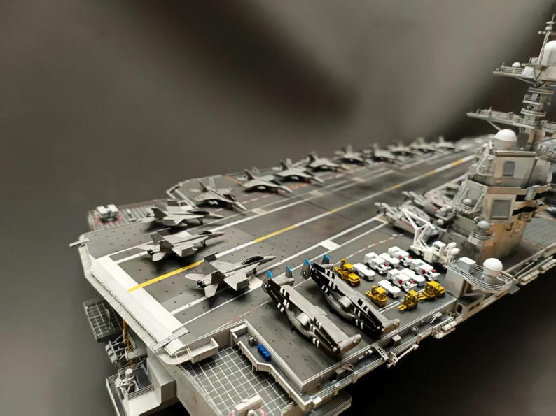 USS Gerald R. Ford Aircraft Carrier Model | 1:350 Scale Museum-grade - Etsy