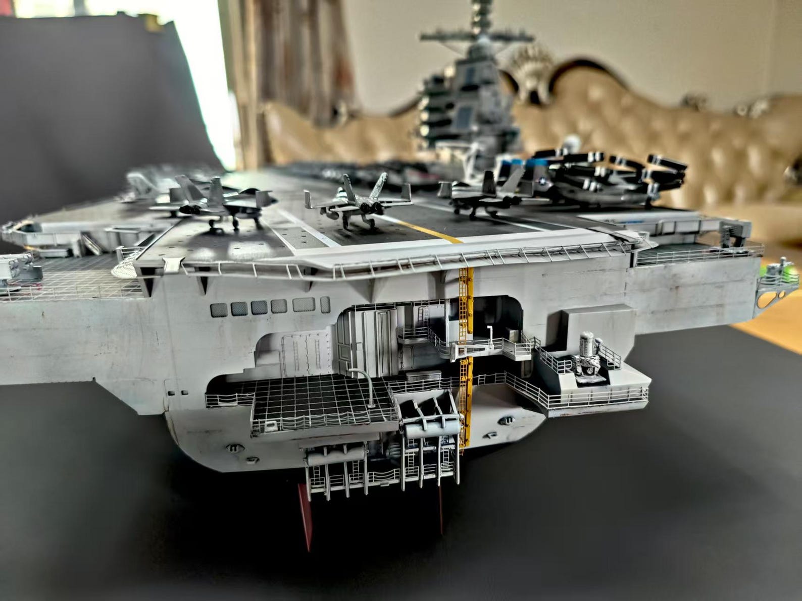 USS Gerald R. Ford Aircraft Carrier Model | 1:350 Scale Museum-grade - Etsy