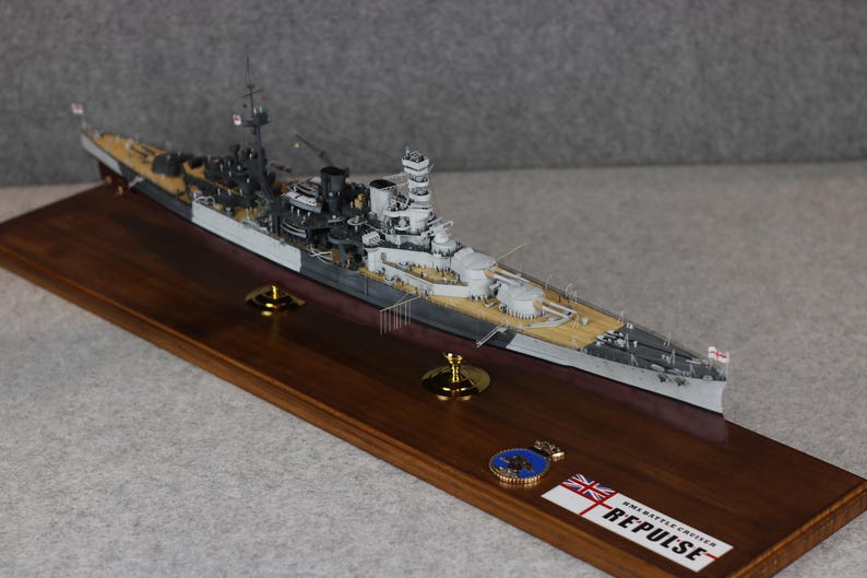 In Stock| Royal British Navy HMS Repulse Battlecruiser , Scale Models ...