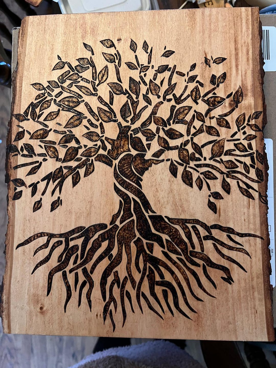 Hand Made Tree of Life- Wood Burning - Etsy