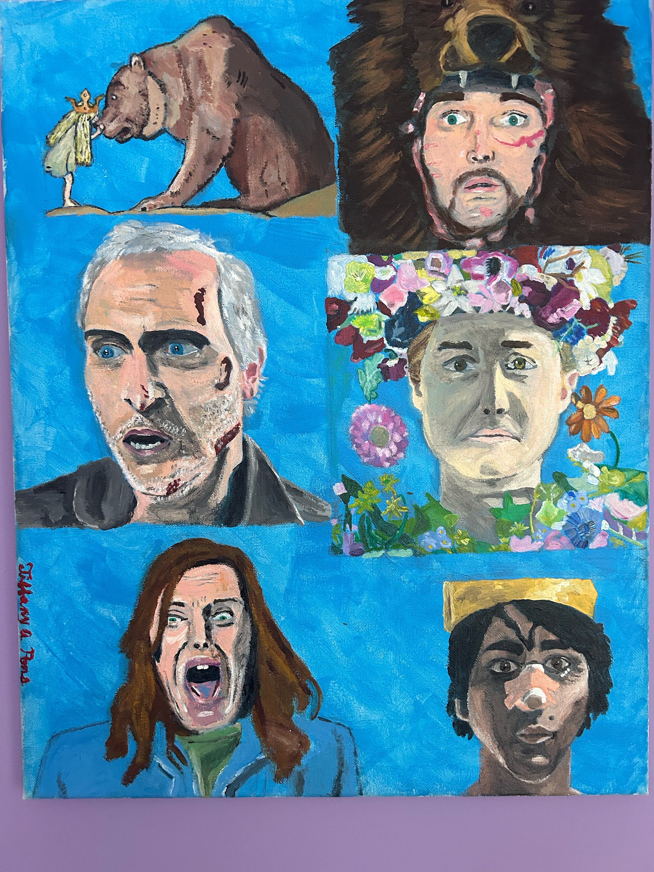 Horror Painting Hereditary Midsommar Beau Collage - Etsy