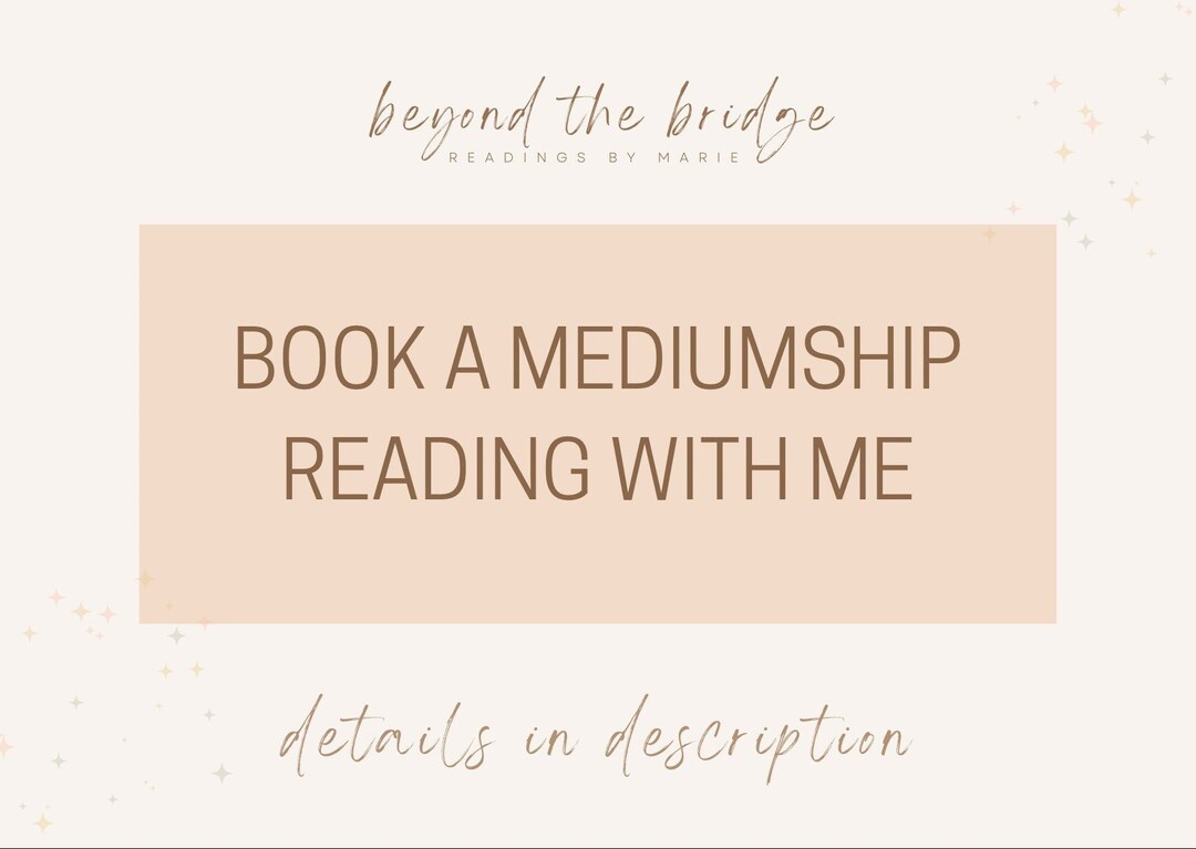 Mediumship Reading Made to Order PDF Document - Etsy