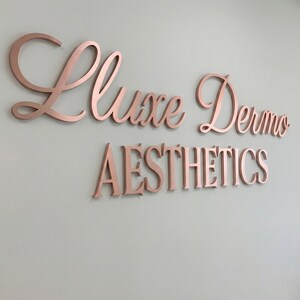 Laser Cut Logo Sign, Clinic Sign, Beauty Salon Sign, Mirror Acrylic ...