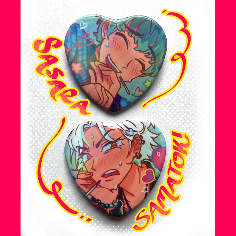 Hypnosis Mic Shinsei MCD Heart Pins - Etsy