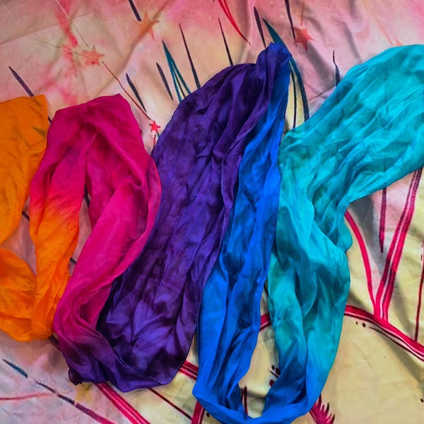 Silk Streamers - Etsy