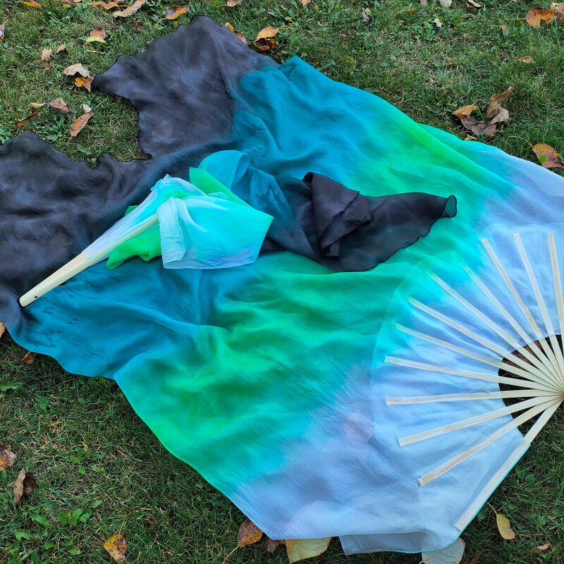 Silk Fan Veils - Etsy