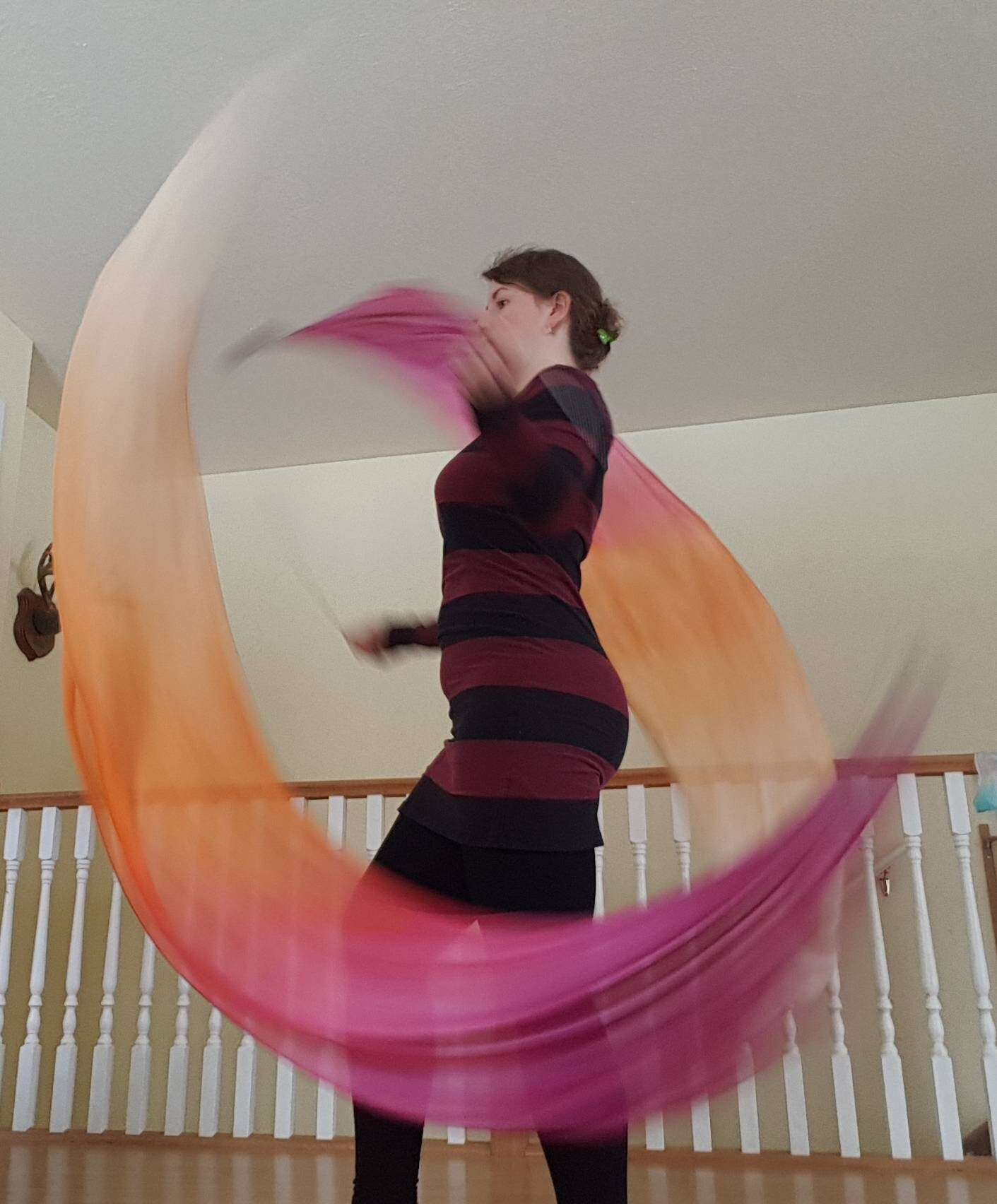 Silk Veil Poi Complete Set OR Silk Veil Poi Wick Covers PAIR | Etsy UK