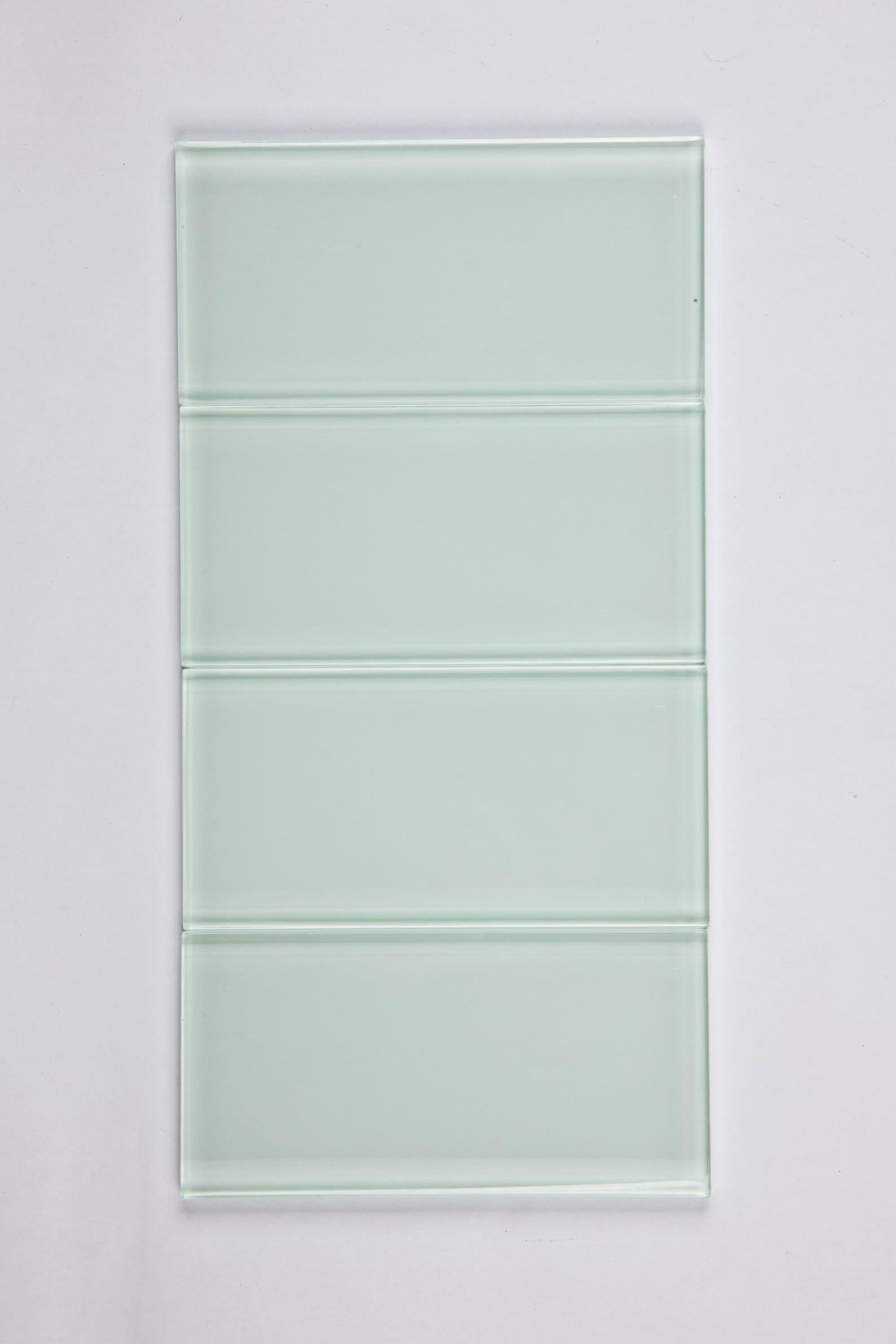 3x6 Arctic White Subway Tile, 8 Mm Thick, Glass Tile, Backsplash ...