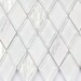 Marble Glass Diamond Cut White Tile, 8 Mm Thick, Glass Tile, Backsplash ...