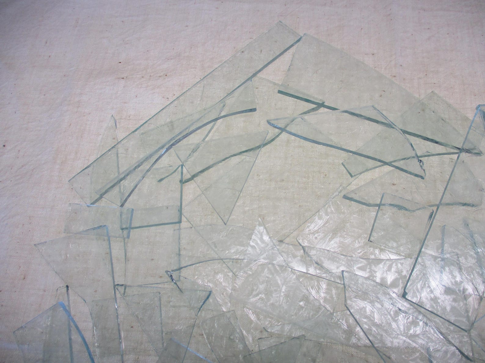 500g Scrap Clear Translucent Glue Chip Glass Suitable for Glass Crafts ...