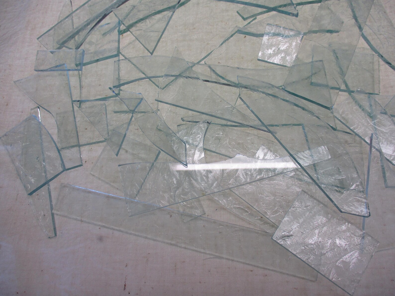 500g Scrap Clear Translucent Glue Chip Glass Suitable for Glass Crafts ...