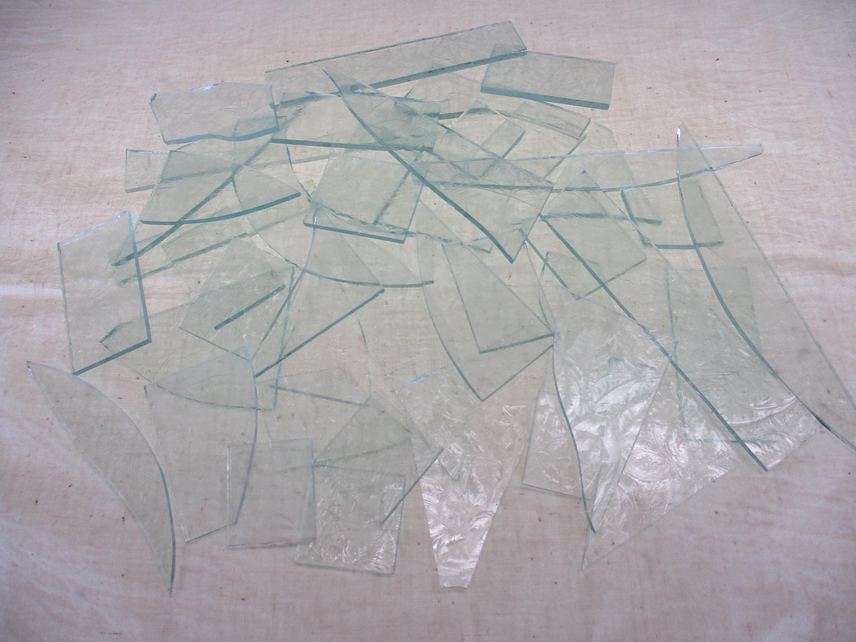500g Scrap Clear Translucent Glue Chip Glass Suitable for Glass Crafts ...