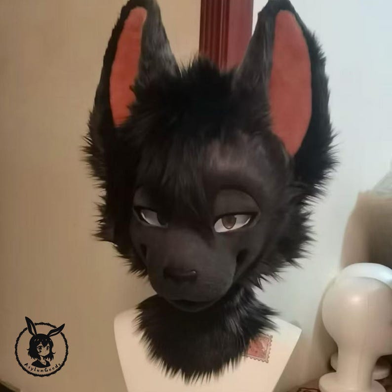 Night Wolf Fursuit Head,cosplay Kenomo Furhead,theme Party,furry ...