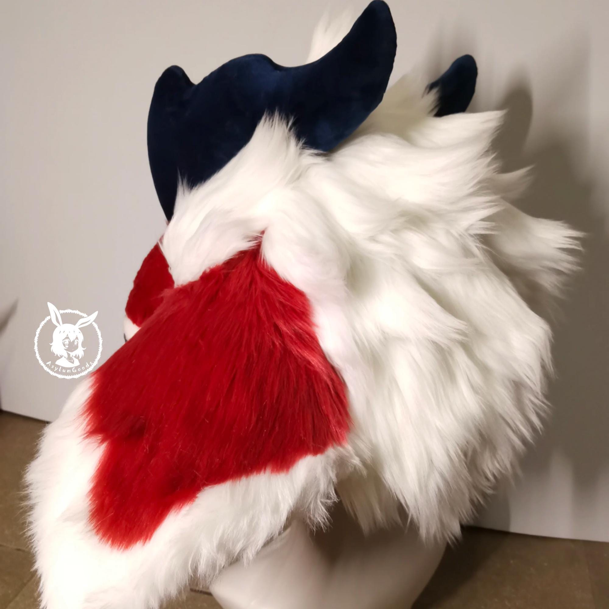 Cute Red Dragon Fish Fursuit Head,cosplay Kenomo Furhead,theme Party ...