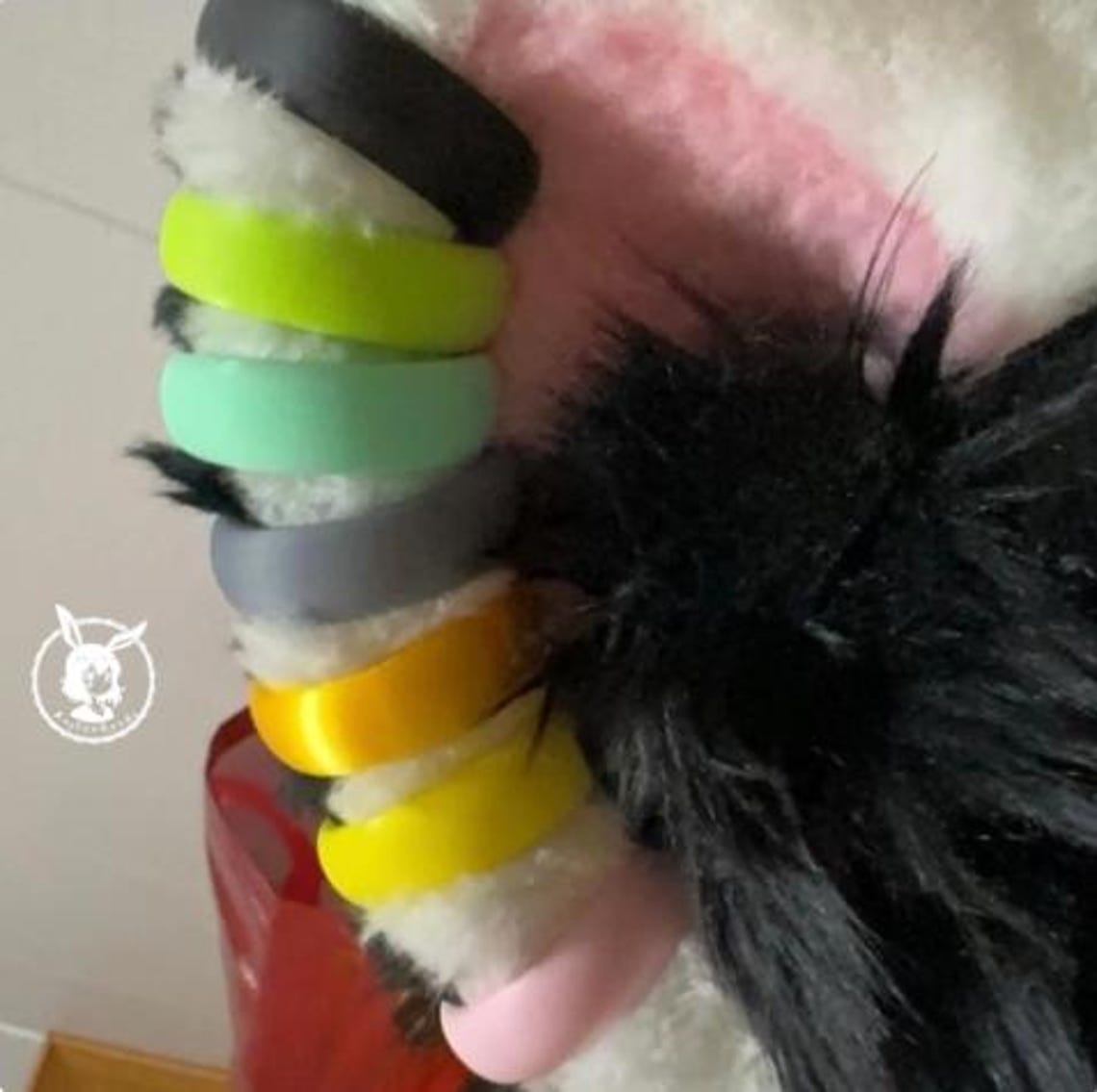 Pink Enchanting Puppy Fursuit Head,cosplay Kenomo Furhead,theme Party ...