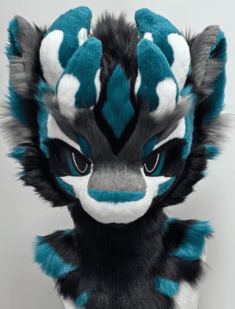 Death's Herald Fursuit Head,cosplay Kenomo Furhead,theme Party,furry ...