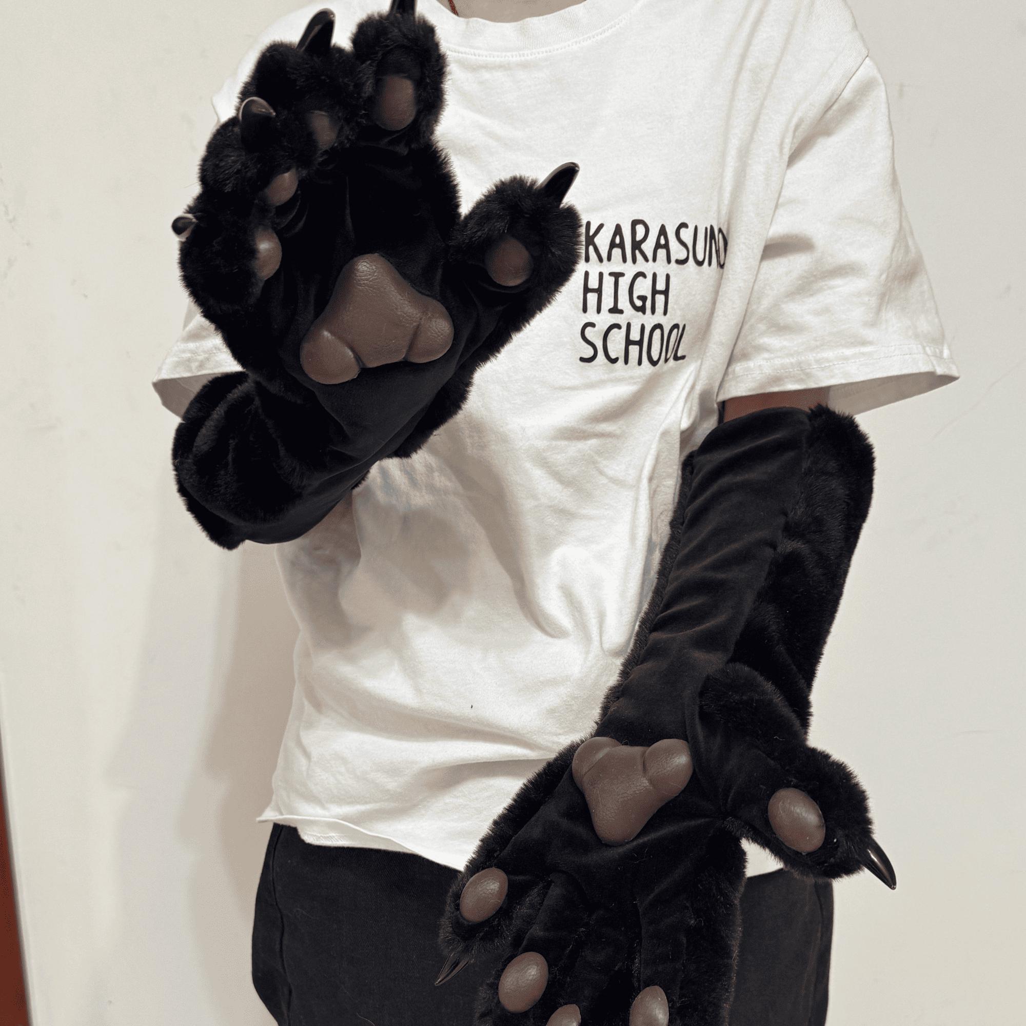 Long Arm Kigurumi Paws With Pads - Fursuit Furry KIG Ver Slimming Claw ...