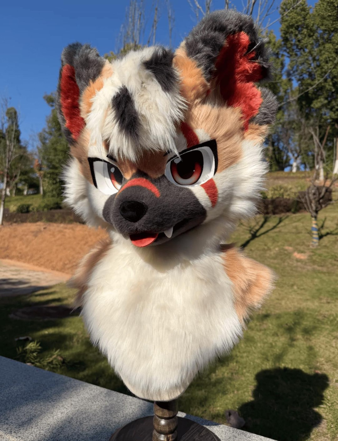 Autumn Hunting Dog Fursuit Head,cosplay Kenomo Furhead,theme Party ...