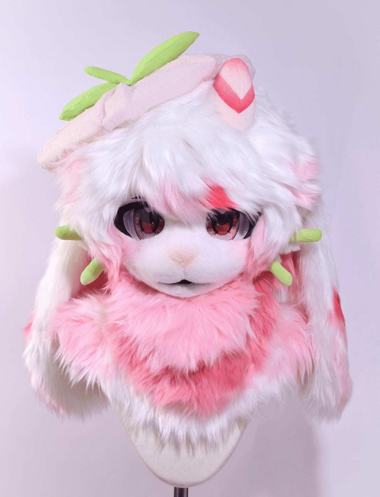 Cute Lucky Rabbit Fursuit Head,cosplay Kenomo Furhead,theme Party,furry ...