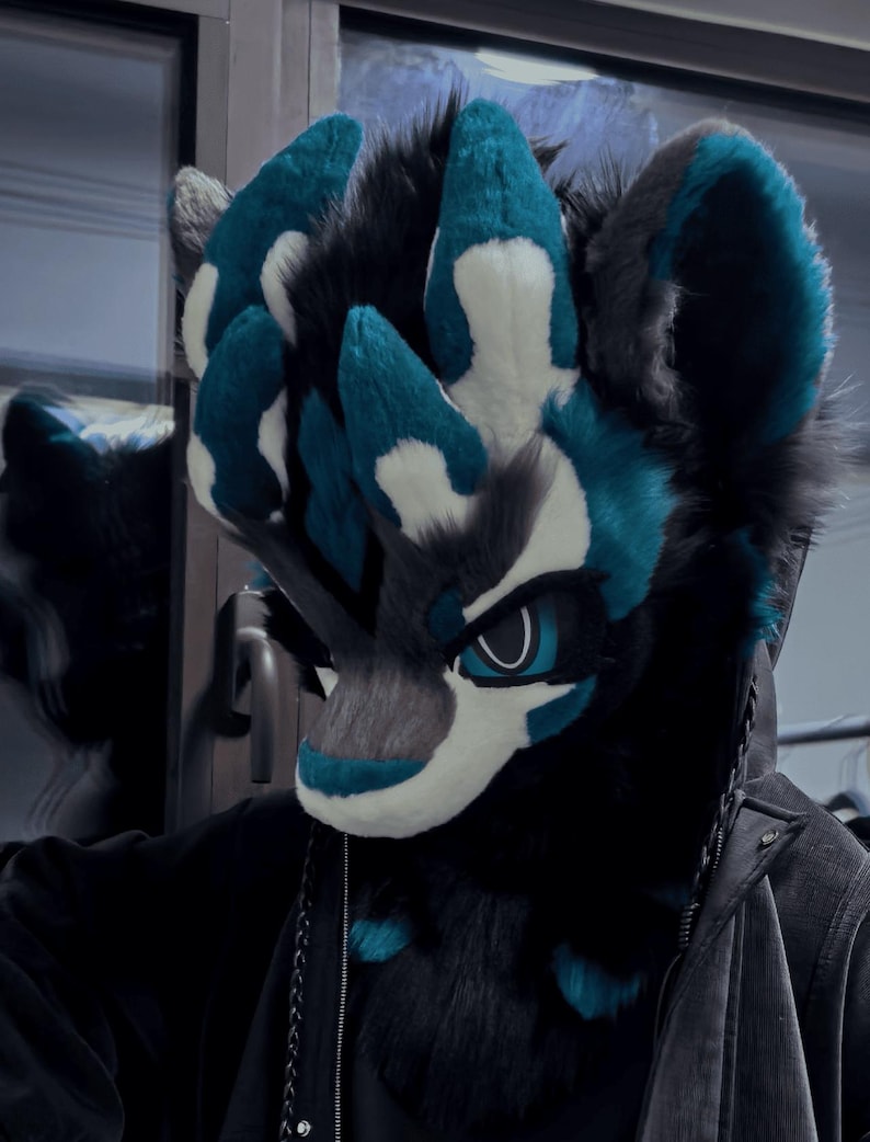 Death's Herald Fursuit Head,cosplay Kenomo Furhead,theme Party,furry ...